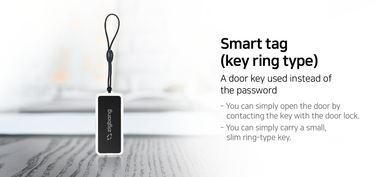 SHS-AKT200R/K | Accessories | Smart Doorlock | Product | Zigbang Smart Home