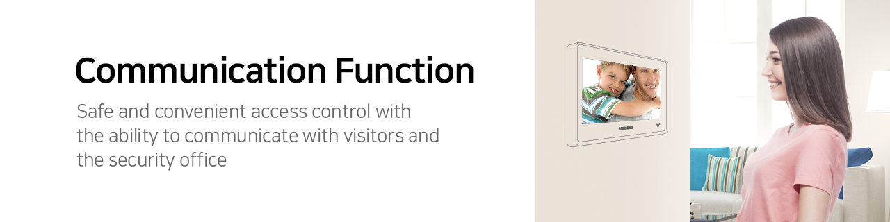 SHT-7017 | Smart Wall Pad | Smart Home | Product | Zigbang Smart Lock